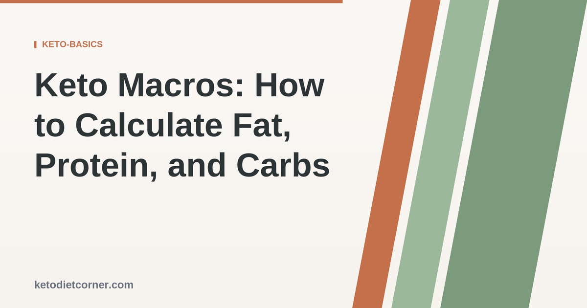 Keto Macro Calculator | Fat, Protein & Carb Guide