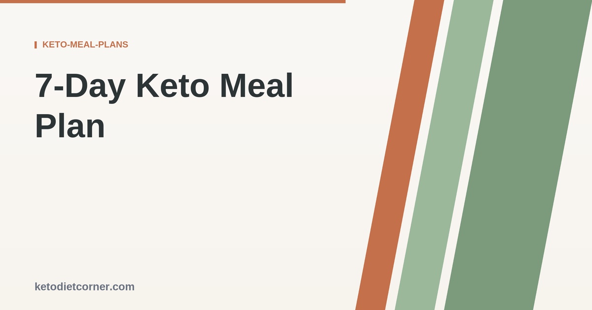 7-Day Keto Meal Plan (2026) + Printable Shopping List