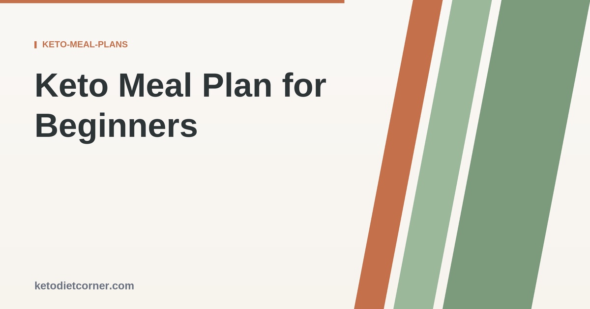 Keto Meal Plan for Beginners | Free 5-Day Starter