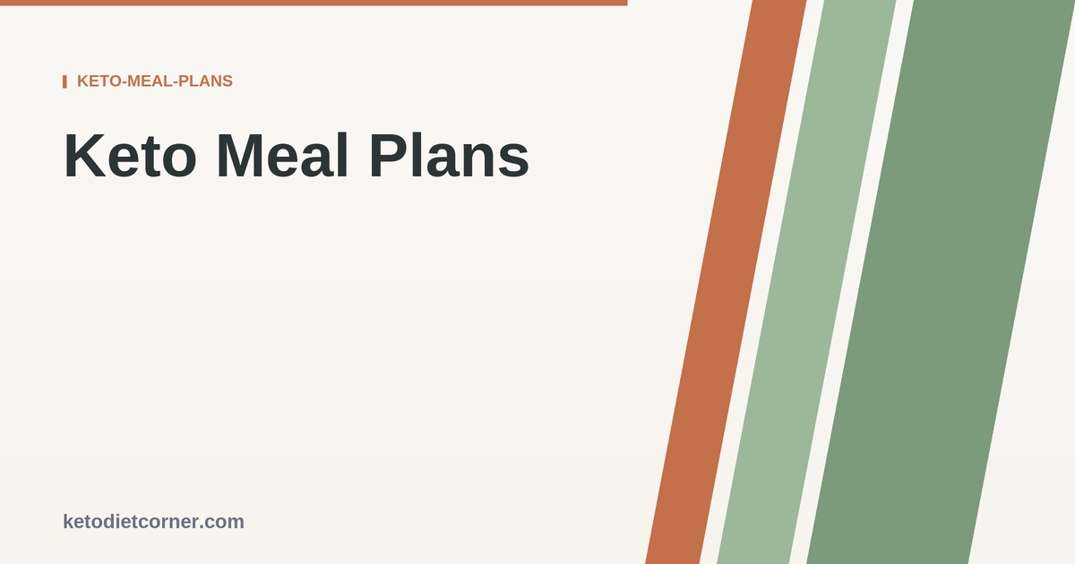 Free Keto Meal Plans | 7-Day, 30-Day & Beginner